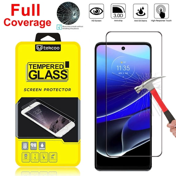 For Motorola Moto G 5G 2023 Screen Protector, Takfox HD Clear Tempered ...