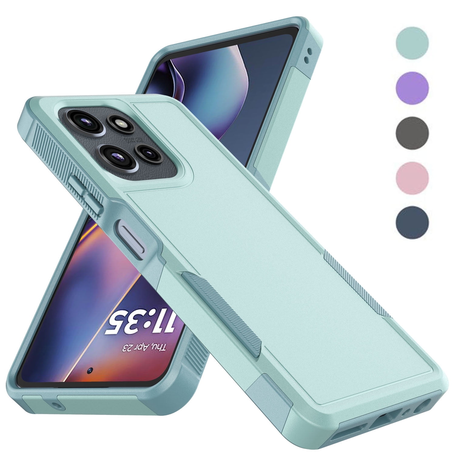 For Motorola Moto G 5G 2025 Case, 2 in 1 Hard PC Phone Case for Moto G ...
