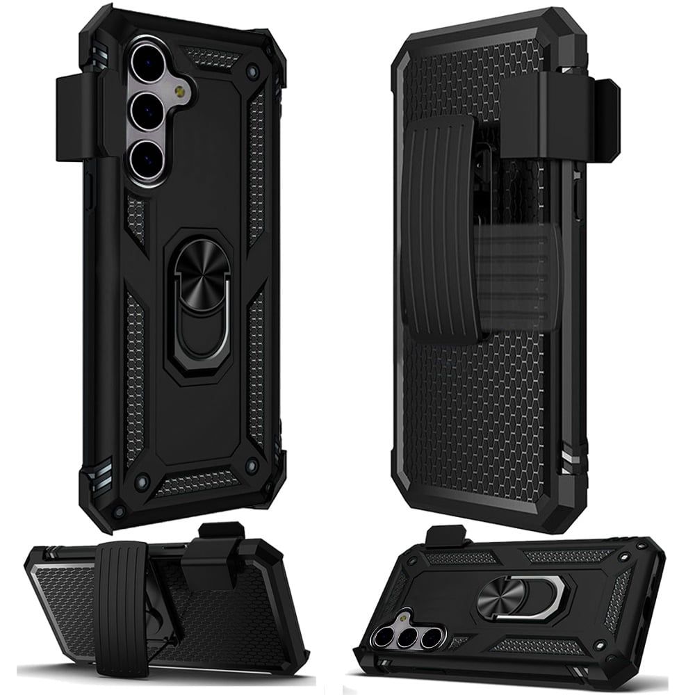 For Motorola Moto G 5G 2025 Case, Hybrid Combo Belt Clip Holster with ...