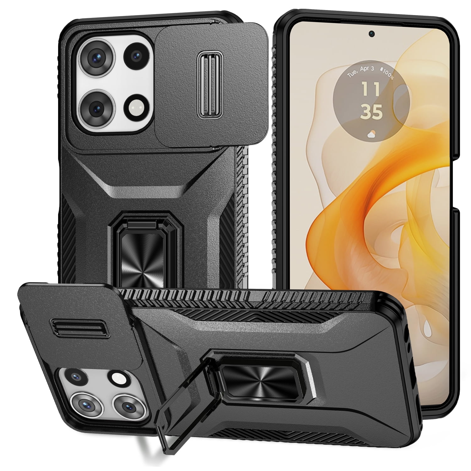 For Motorola Moto G 5G 2025/ Moto G Play 5G 20205 Case, Sliding Camera ...
