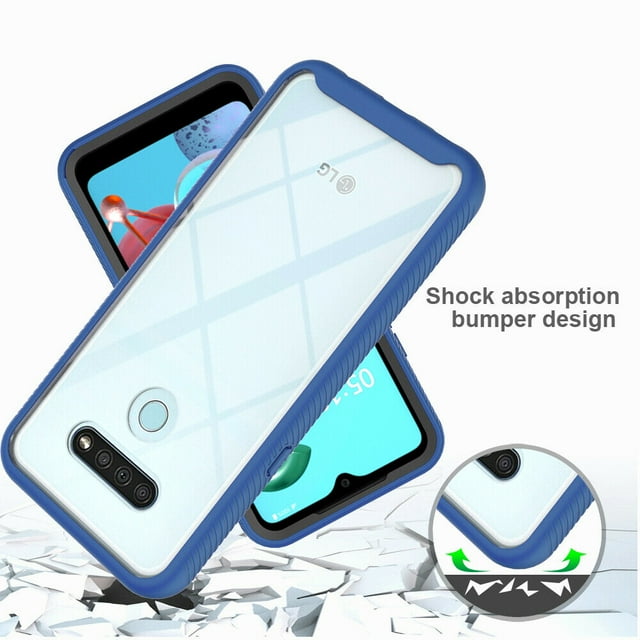 Motorola Moto G Fast Case, Transparent Drop Proof Cover (Black ...
