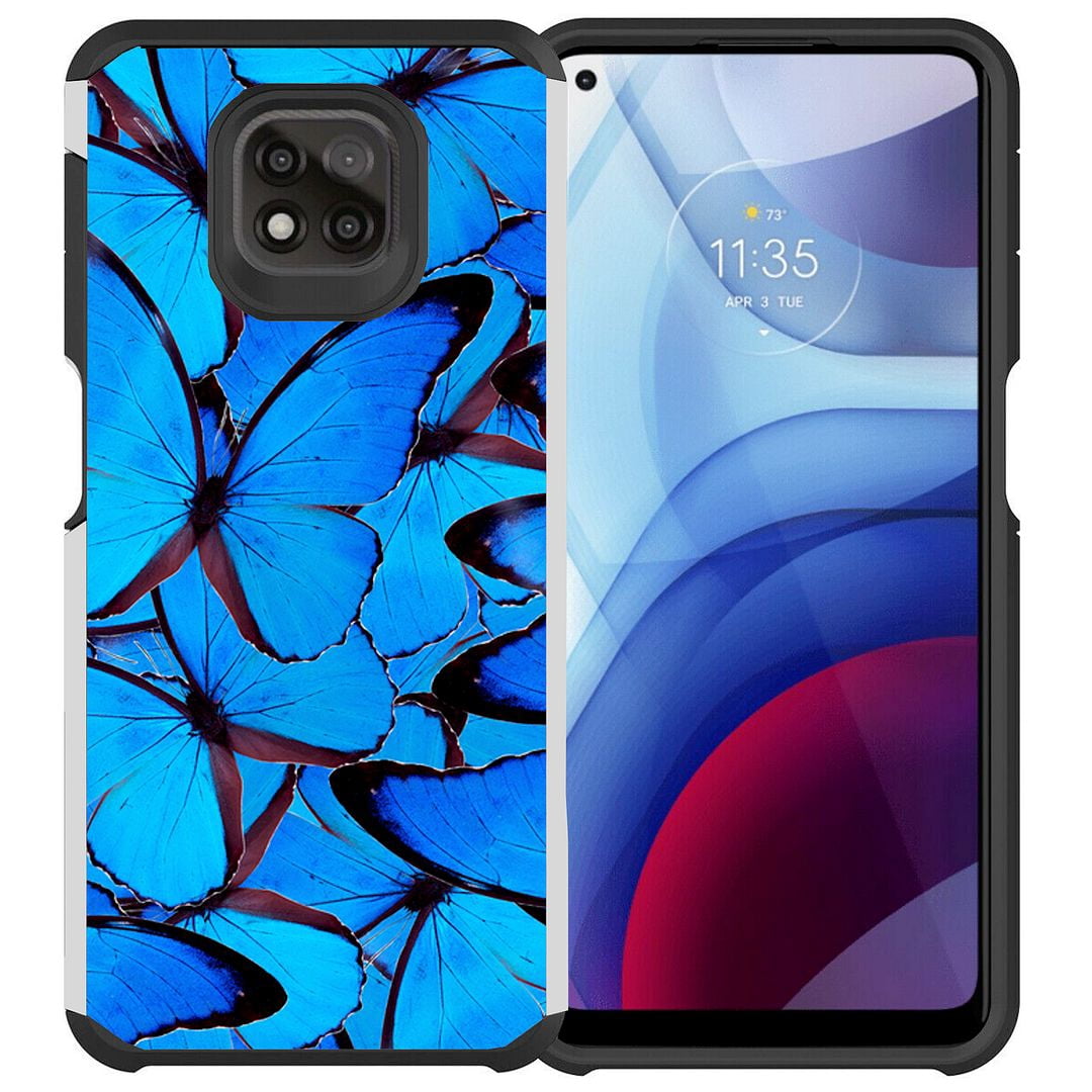 Motorola Moto G Power 2021 Case - Colorful Design Hybrid Armor Case ...