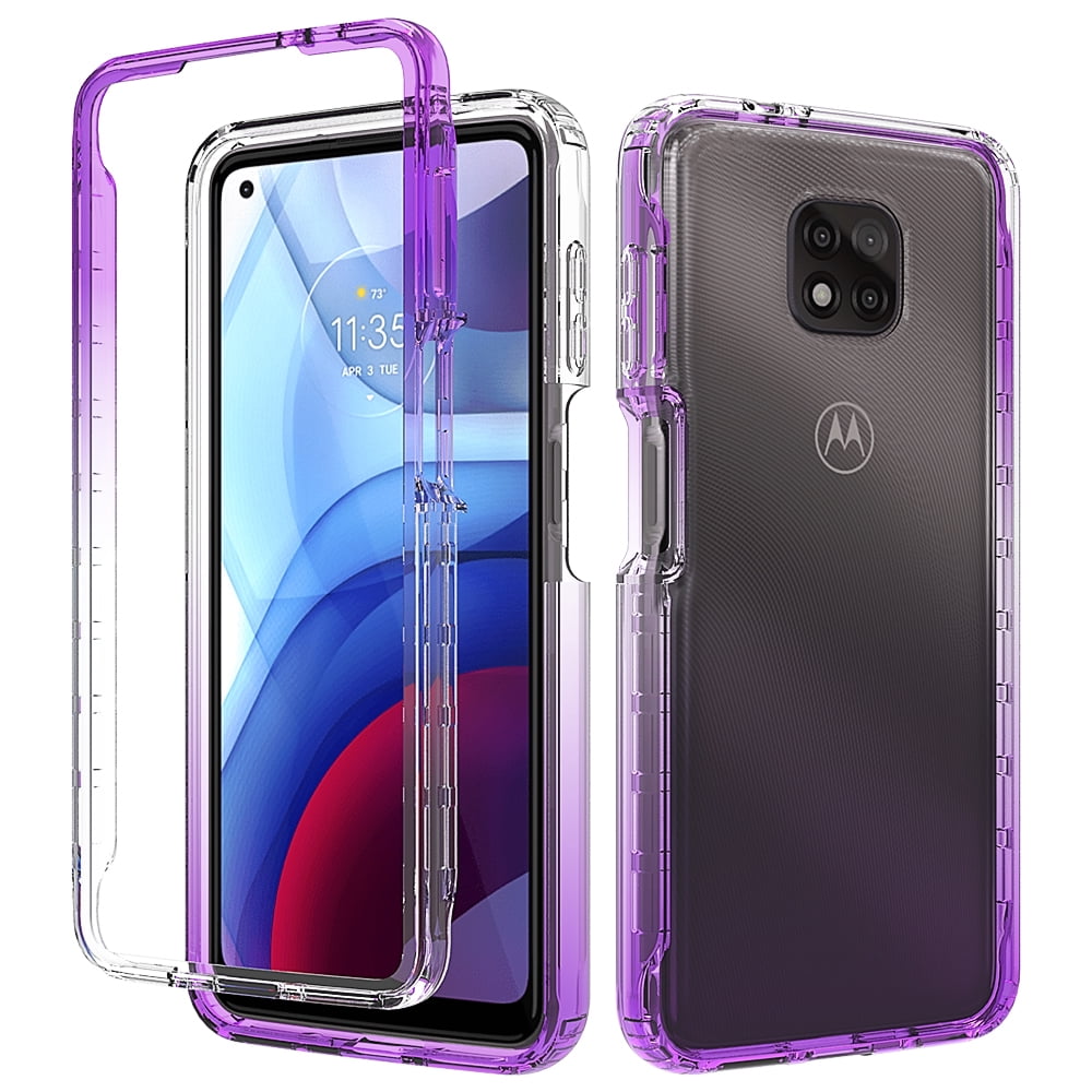 Motorola Moto G Power 2021 Case, Mantto Full body Clear Cover PC + TPU ...