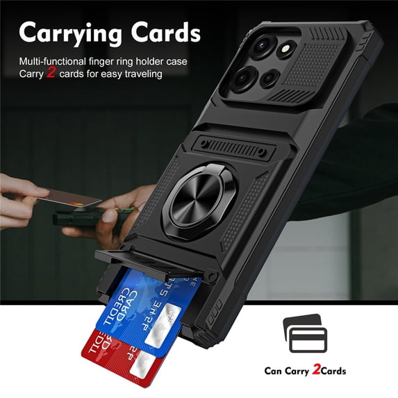 For Motorola Moto G Power 2026 Phone Case with Finger Ring Holder ...