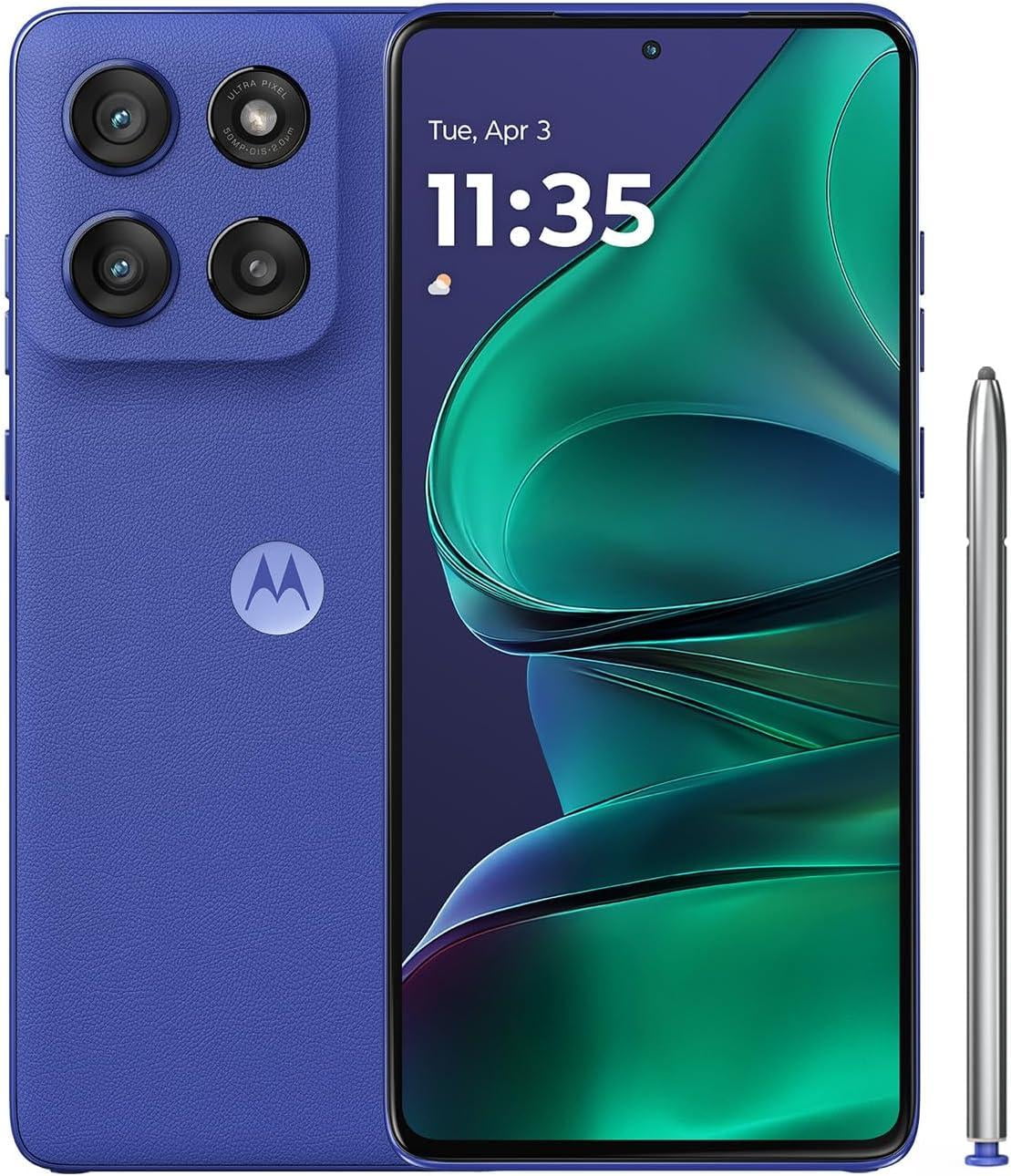 Motorola Moto G Stylus 2025, Unlocked, Pantone Surf The Web, 8/256GB ...