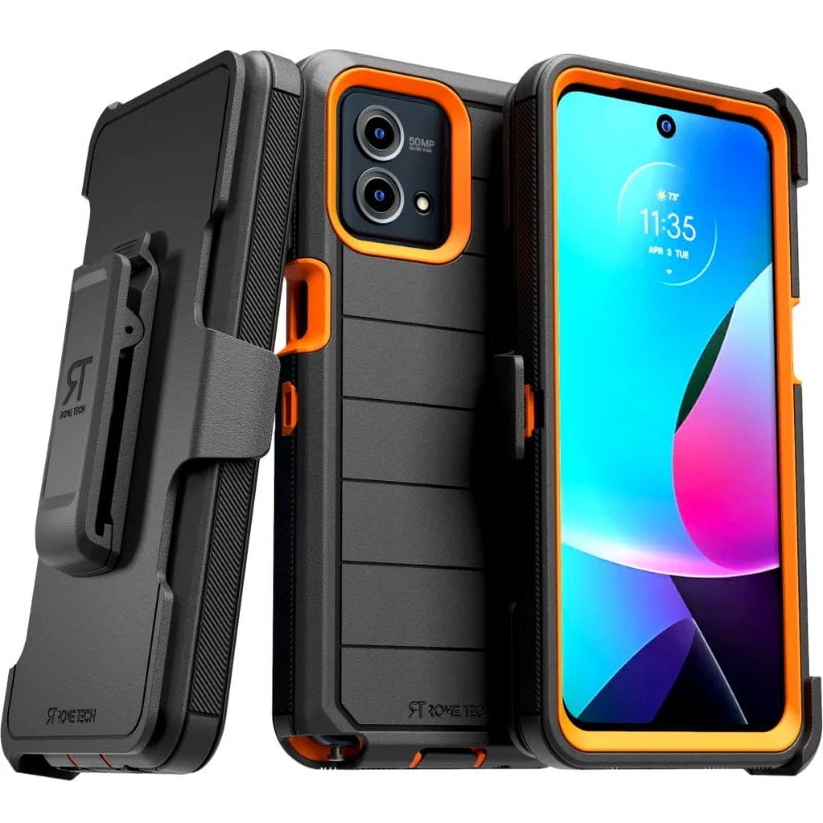 Rome Tech for Moto G Stylus 5G (2023) Case with Belt Clip Holster ...