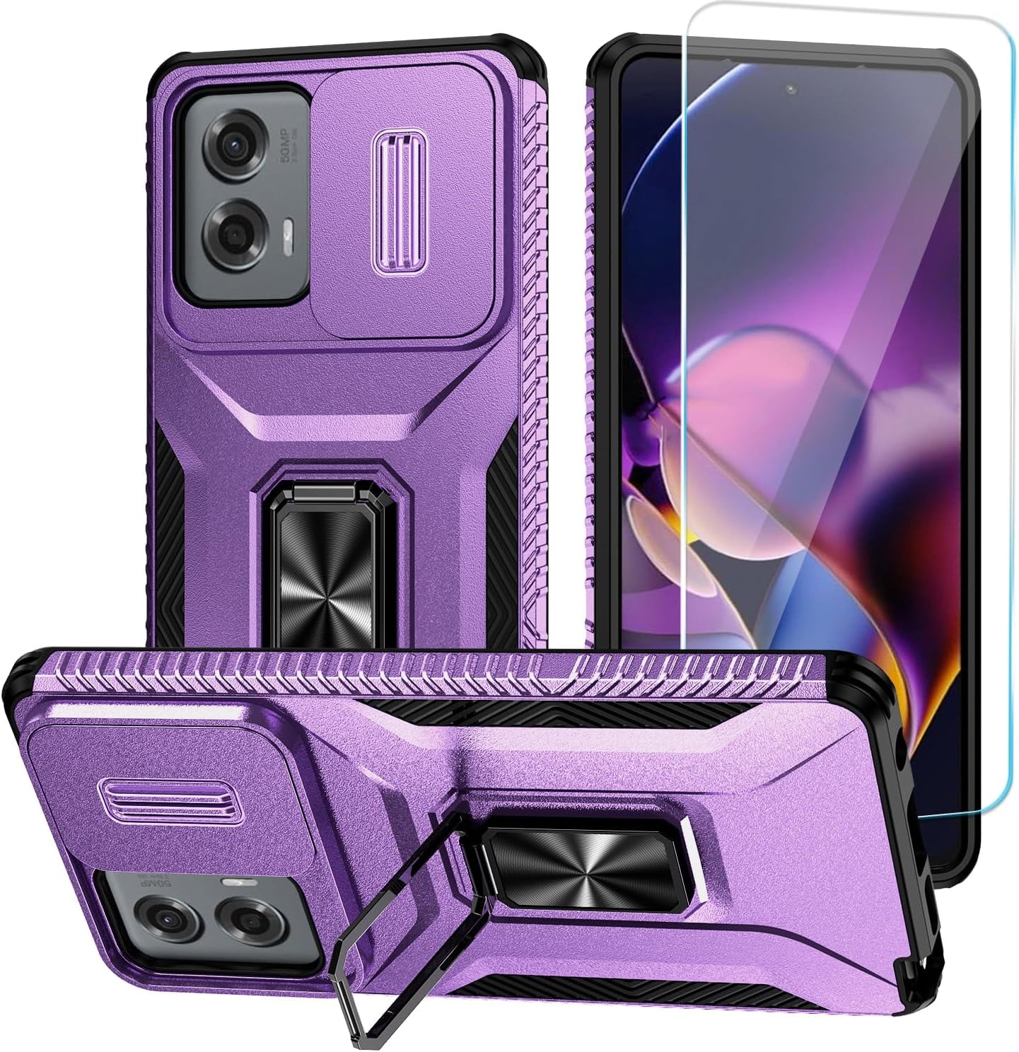 for Motorola Moto G Stylus 5G 2024 Case with HD Screen Protector ...