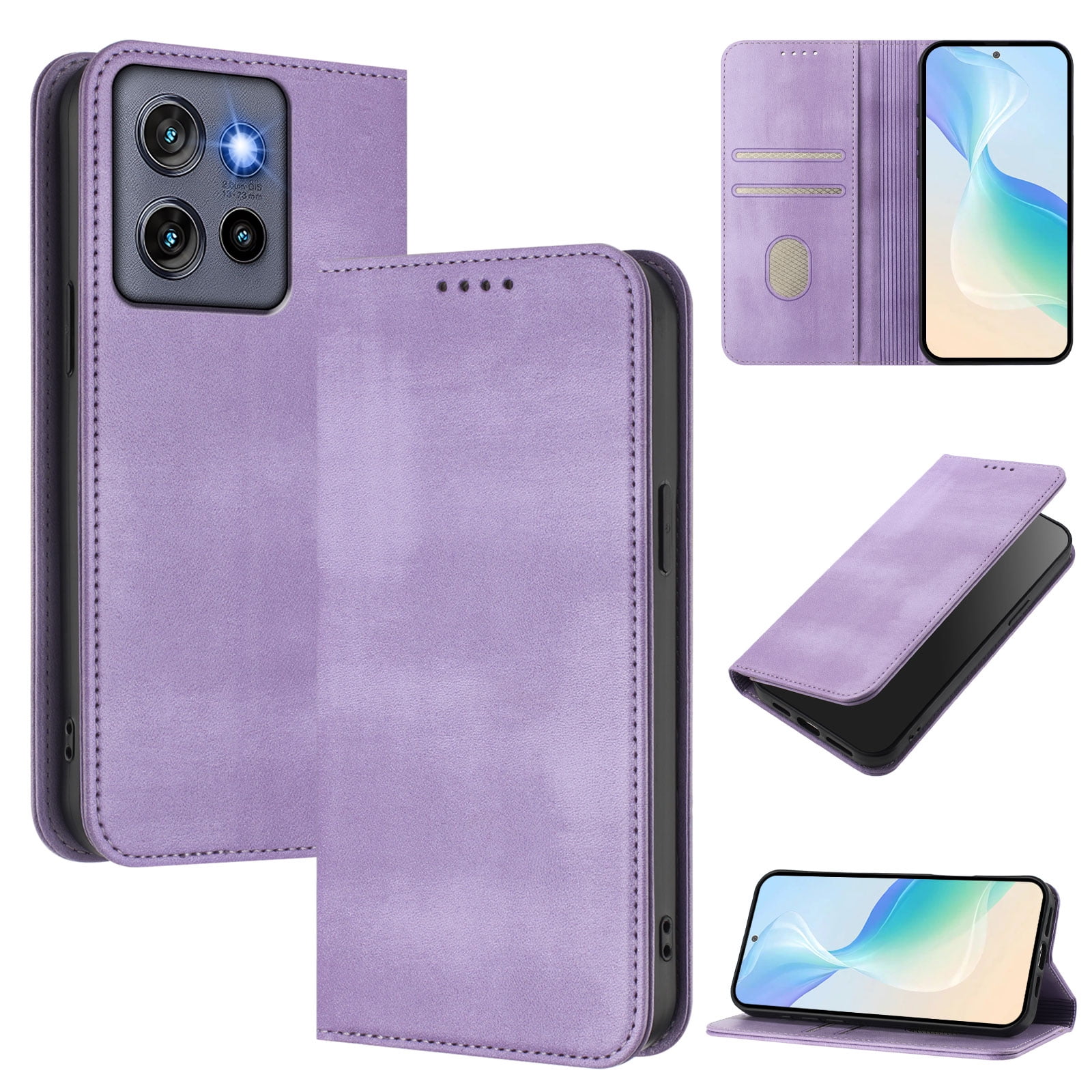 for Motorola Moto G Stylus 5G 2025 Wallet Rugged Case, Premium PU ...