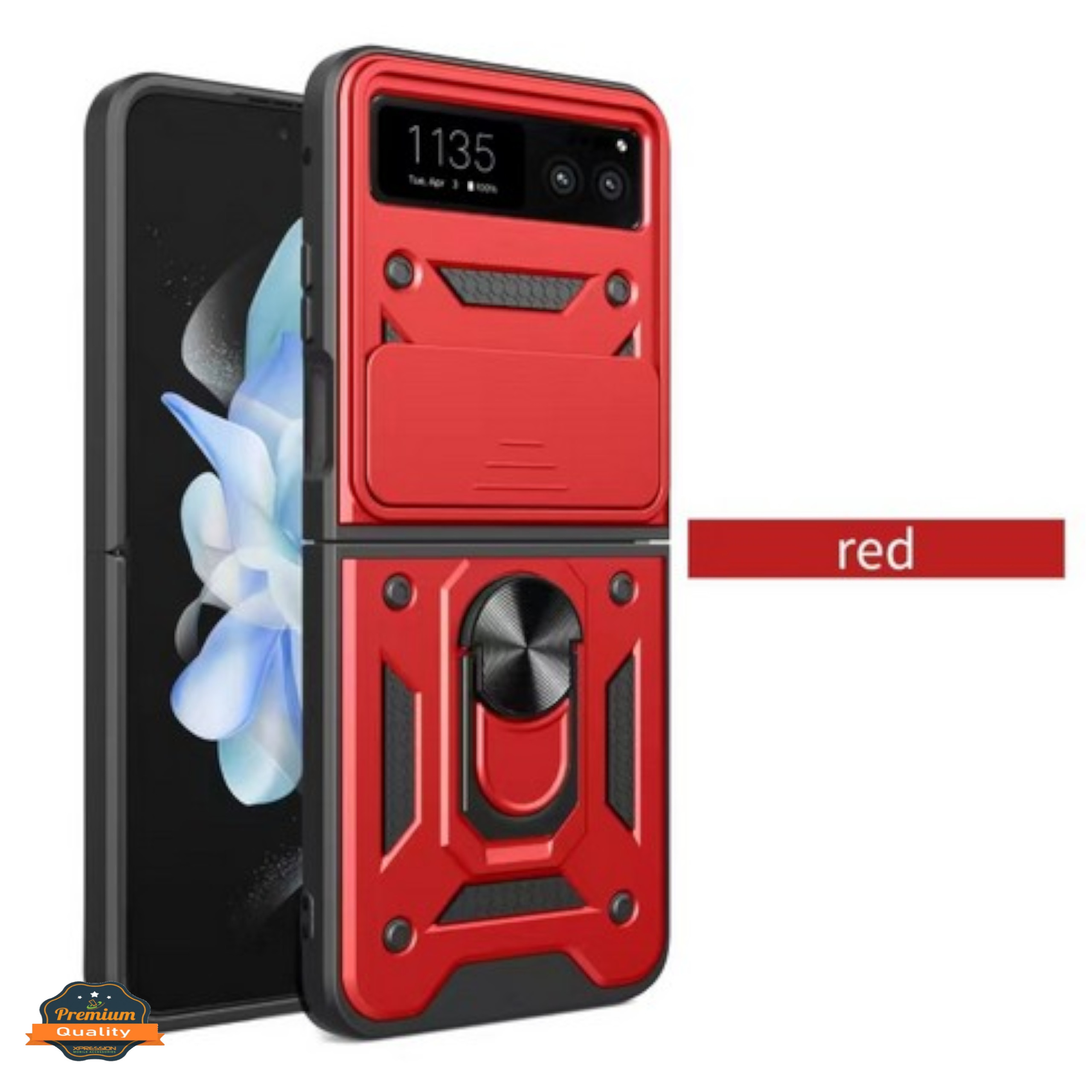 For Motorola Razr 2023 Built in Sliding Camera Lens Protection & Finger ...