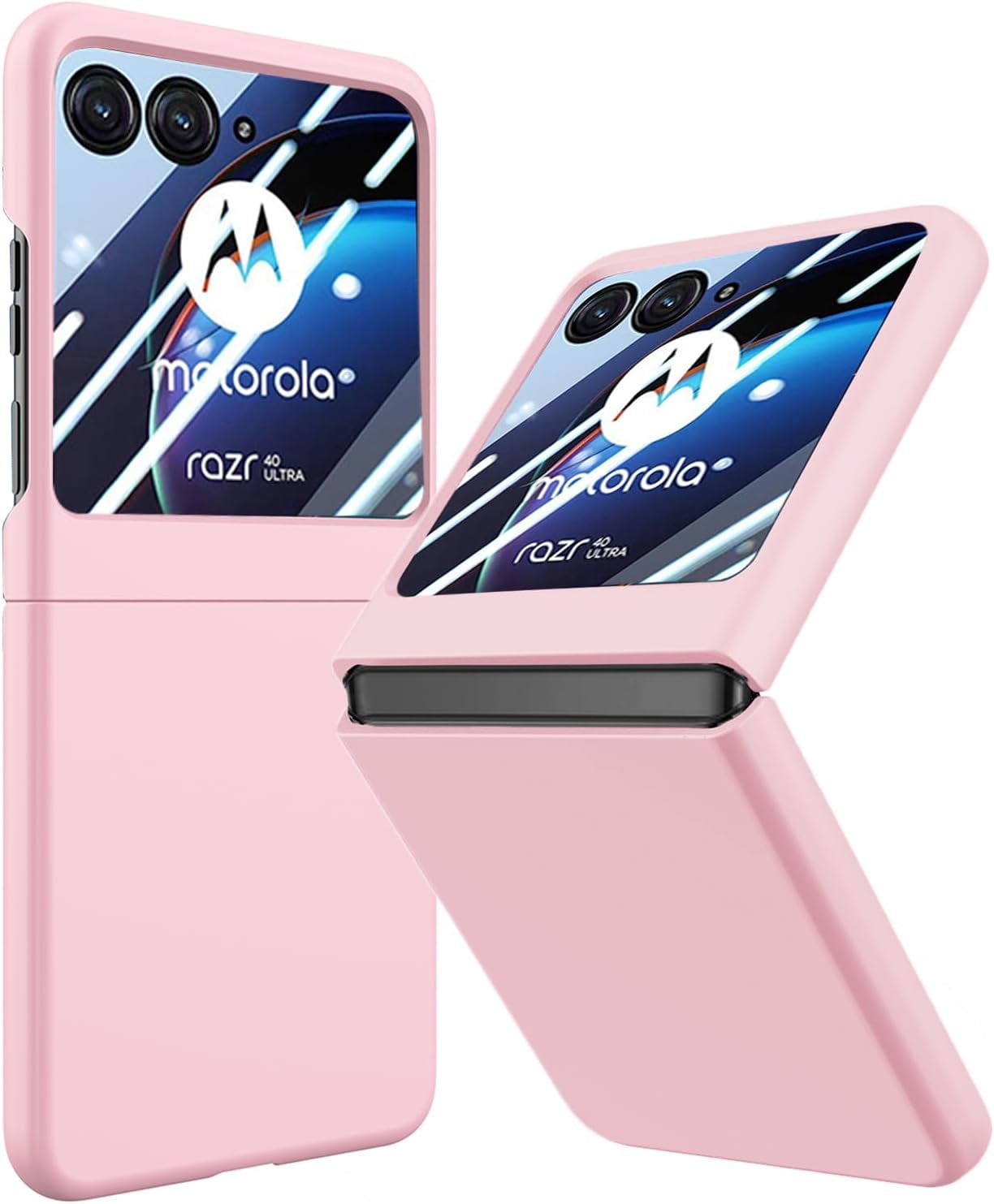 for Motorola Razr+ 2023 Case with Integrated Glass Screen Protector ...