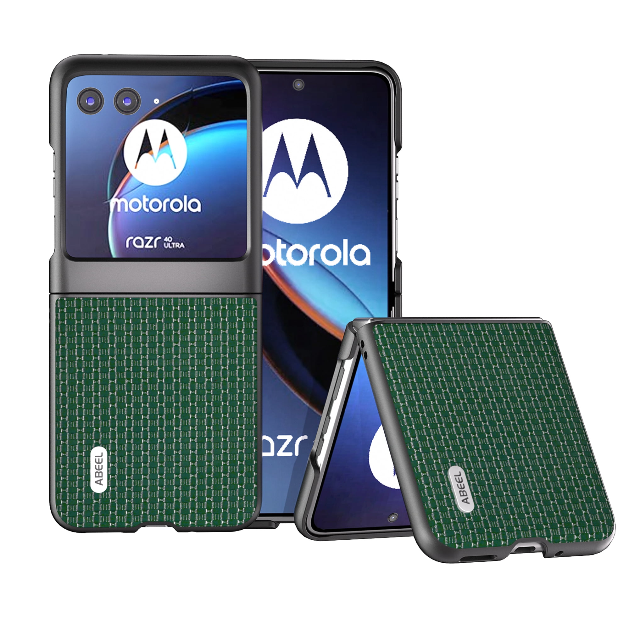 for Motorola Razr 40 Ultra Case with Hinge Protection, [Magnetic Hinge ...