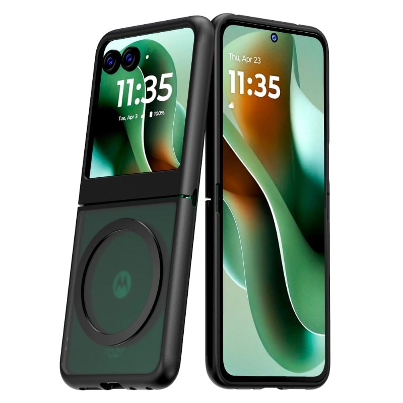 Defender Case for Motorola Razr 2025 with TPU Border, PC Backplate ...