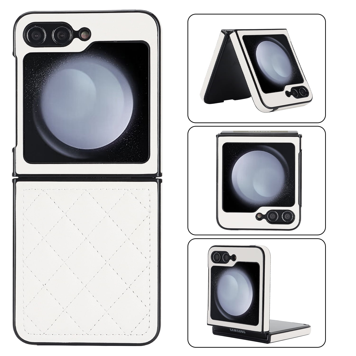 for Motorola Razr 60 / Motorola Razr 2025 Case Elegant PU Leather ...