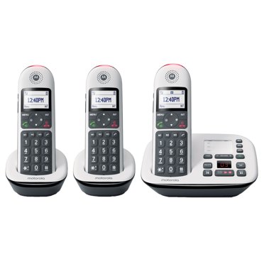 Motorola CD4013 CD4 Series Digital Cordless Telephone with Answering ...