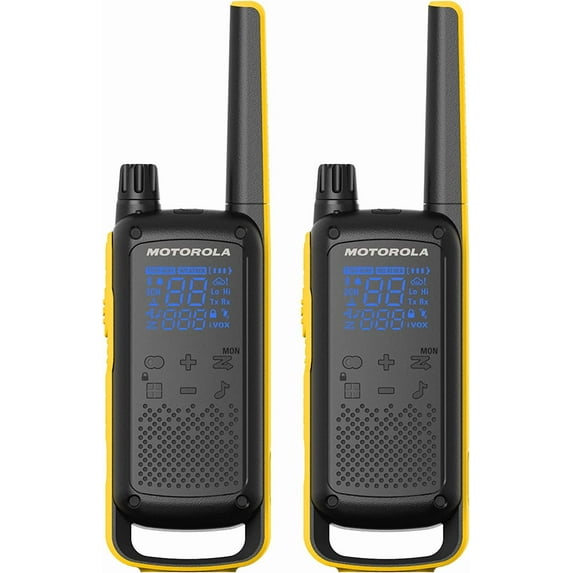 Motorola T470 Talkabout Two Way Radios, Long Range Emergency ...