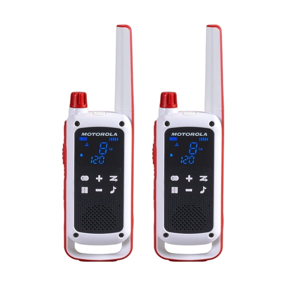 Motorola T478 Walkie Talkie, 22 Channels, NOAA Weather Alert ...