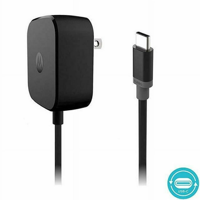 Motorola TurboPower 15W Universal USB-C Wall Charger with 5ft Cord ...