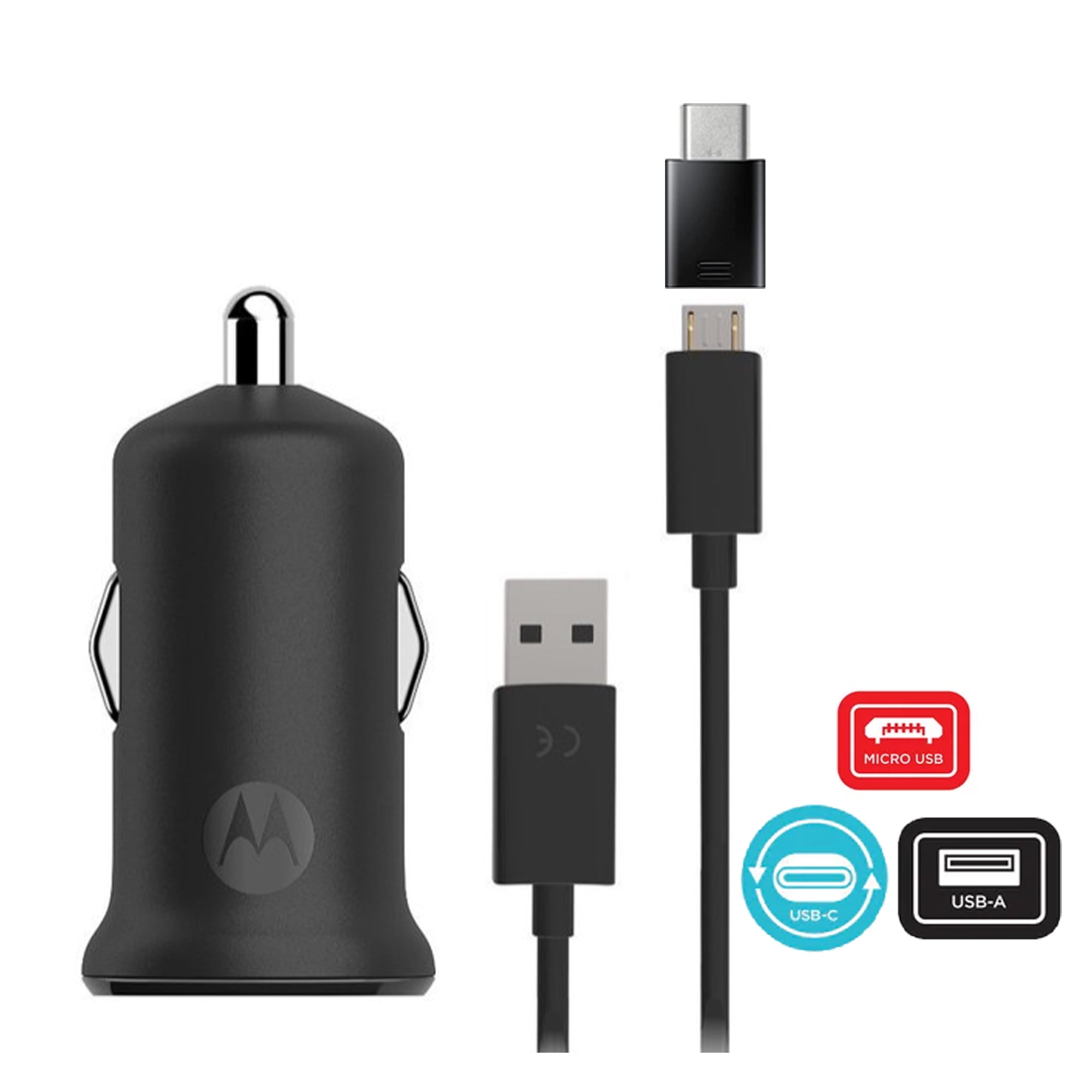 Motorola TurboPower 15w Fast Quick Car Charger Universal CLA Android ...