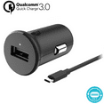 Motorola TurboPower 18 QC3.0 Car Charger w/ 3.3ft USB-C Cable Turbo ...