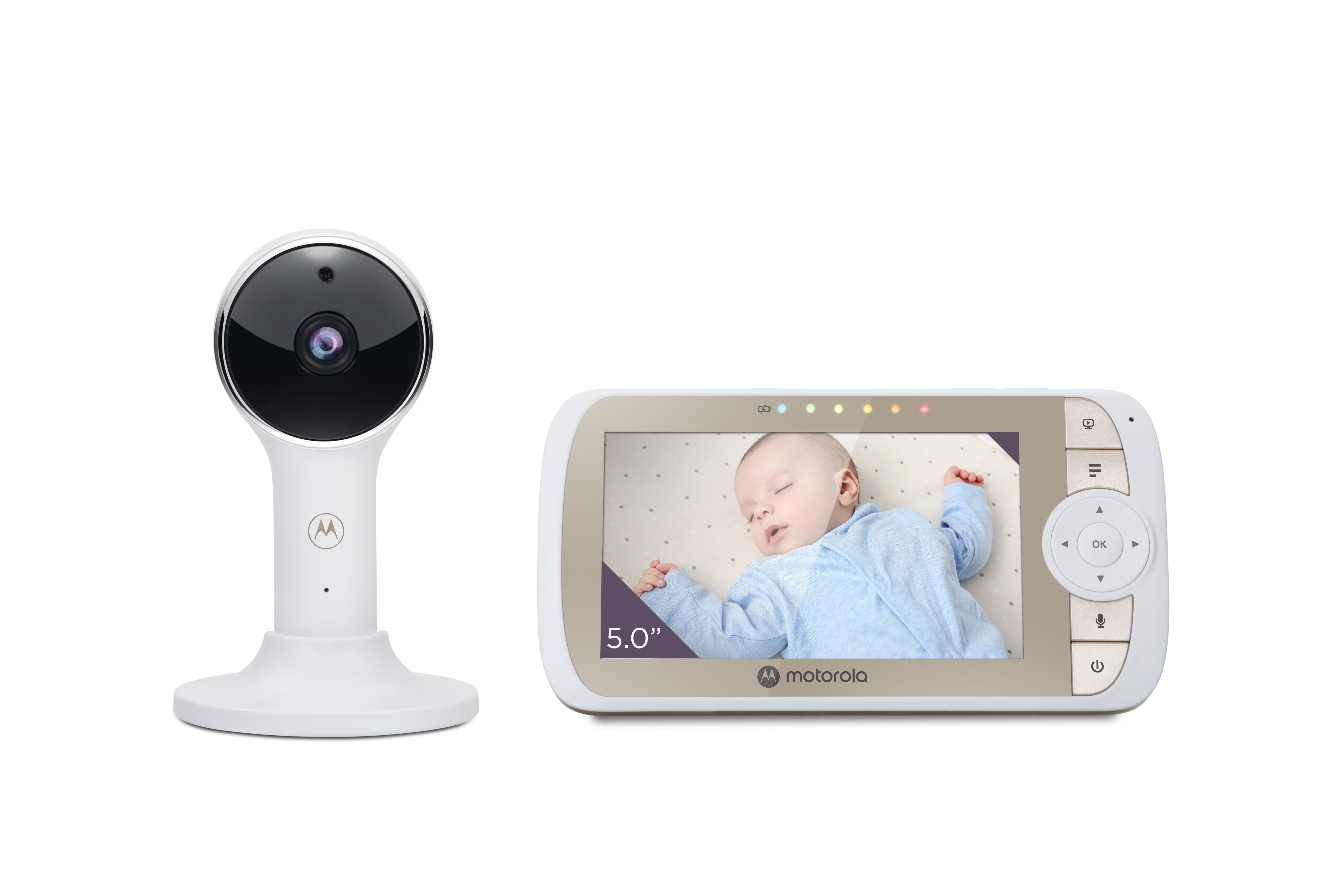 Motorola VM65 Connect 5" Full HD (1080p) Wi-Fi Video Baby Monitor ...