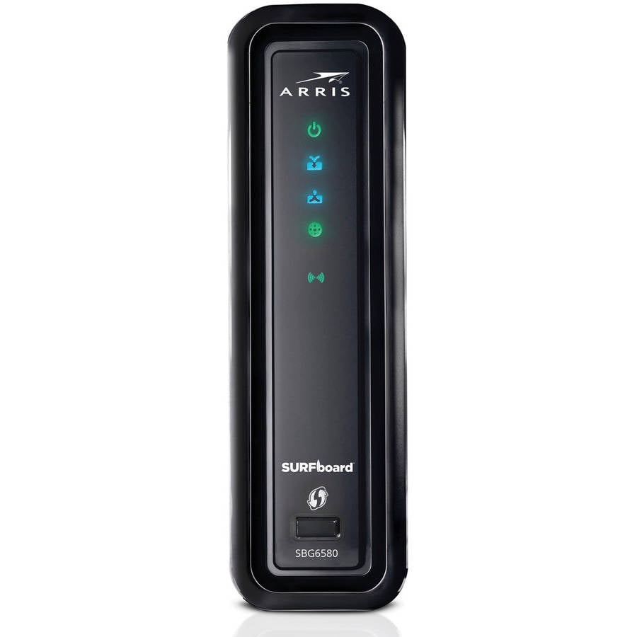 Pre-Owned Motorola Wi-Fi Dual-Band Modem-Router Combo, SBG6580, Black ...