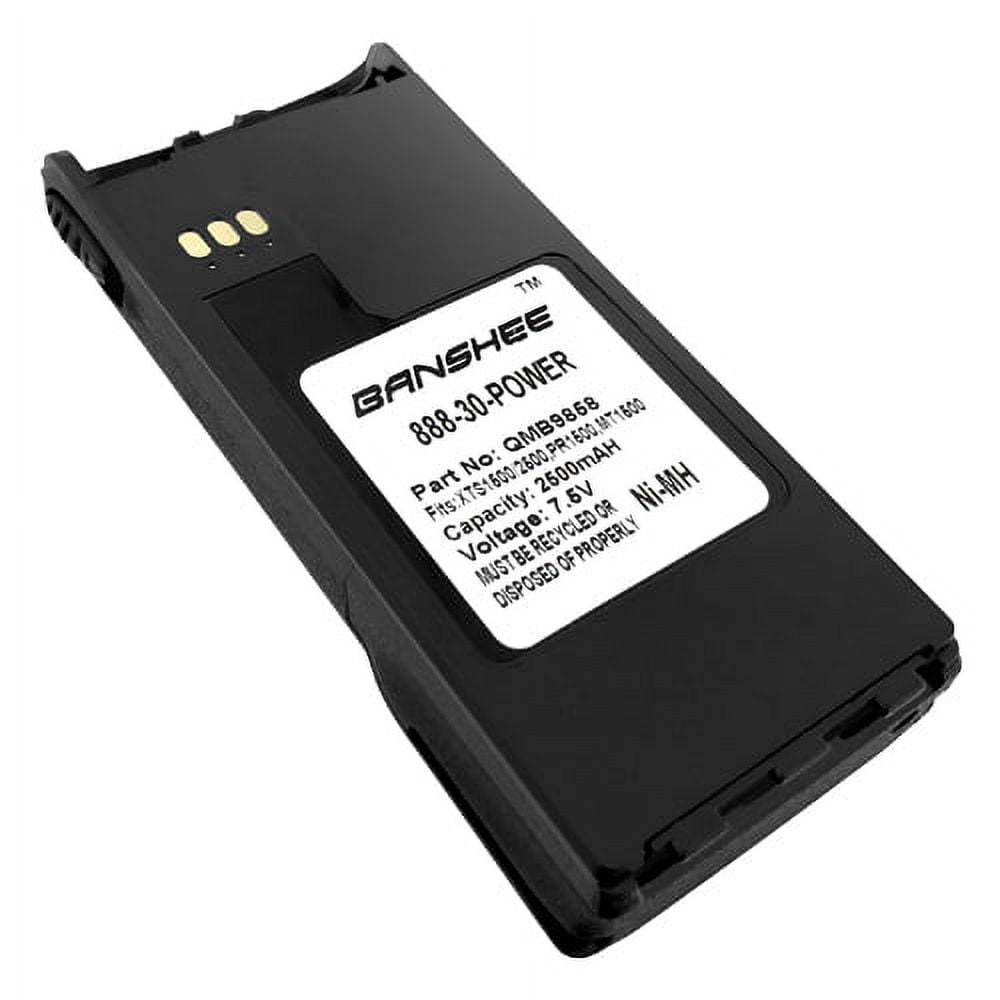 Motorola XTS 2500 Battery, 7.5V 2700mAh Ni-MH, High Quality Replacement ...
