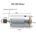 Motors for Kids Electric Car 550 RS390 RS380 12V 6V DL555 24V 10 Teeth ...