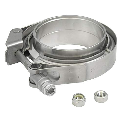 Motorsports Quick Release V- Clamp Kit w/O-Ring Seal Aluminum Male ...