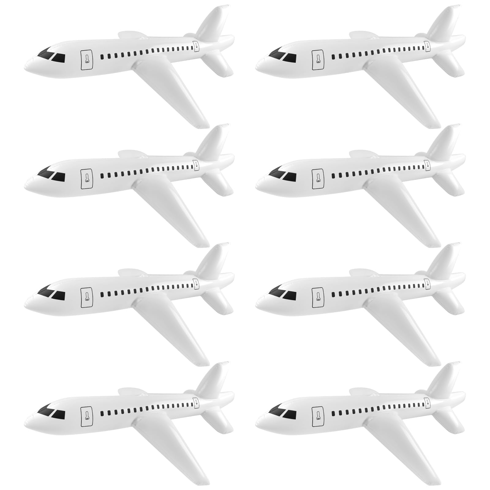 Mototo 8 Pieces Inflatable Airplane Balloon 40 Inch Large Inflatable ...