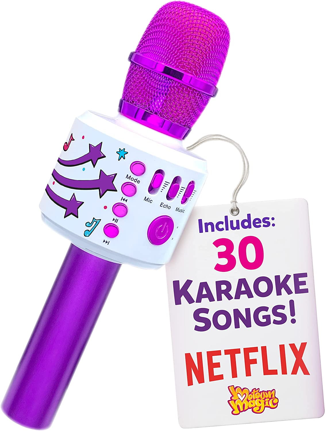 Move2Play Children's Karaoke Microphone Toy | Motown Magic Bluetooth ...