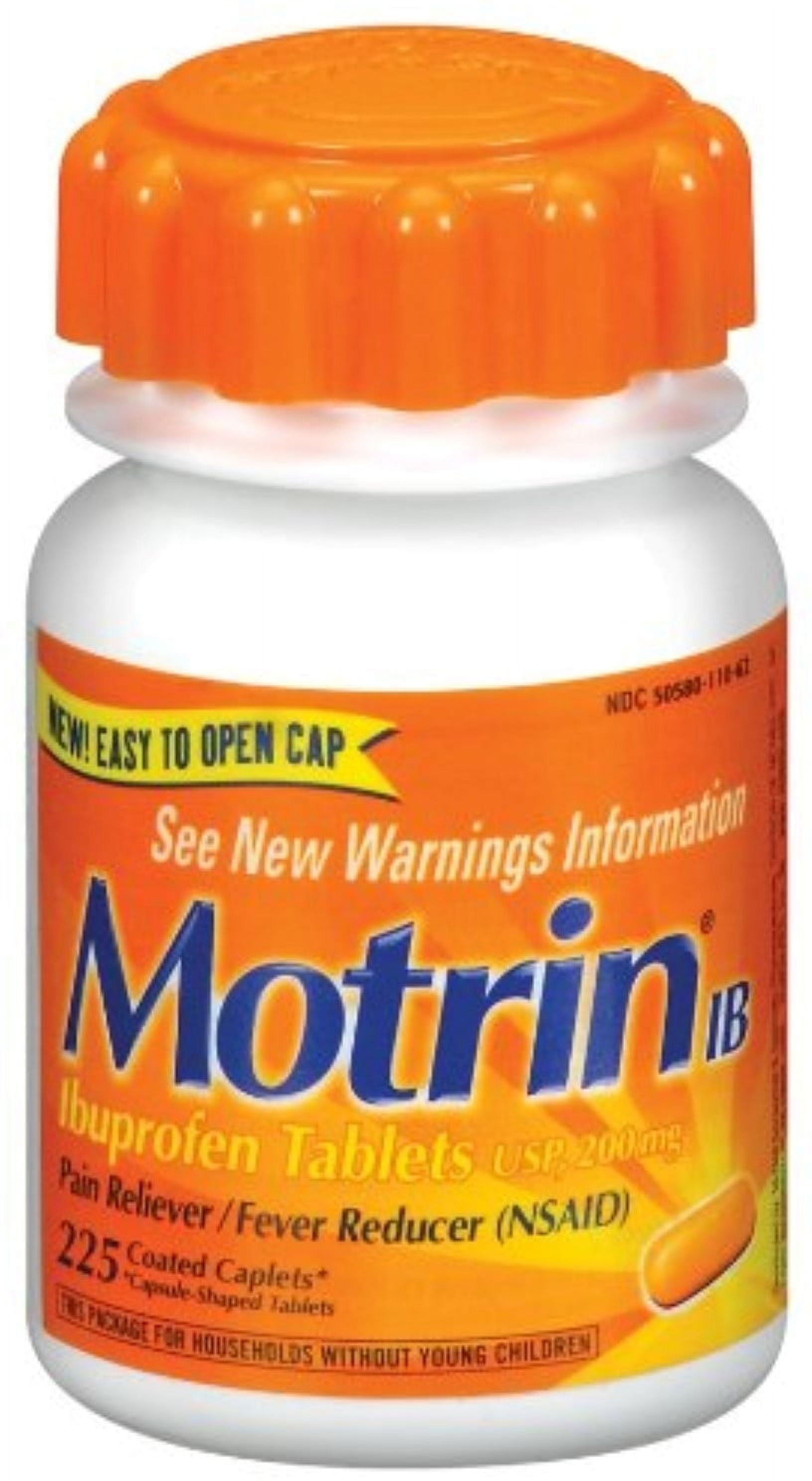 Motrin IB Caplets, 225 ea - Walmart.com