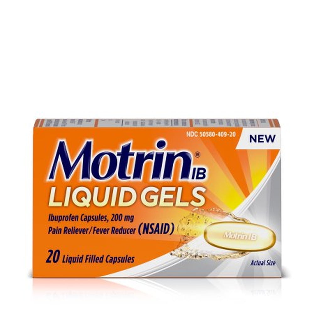 Motrin IB Pain Reliever & Fever reducer (Pack of 48) - Walmart.com