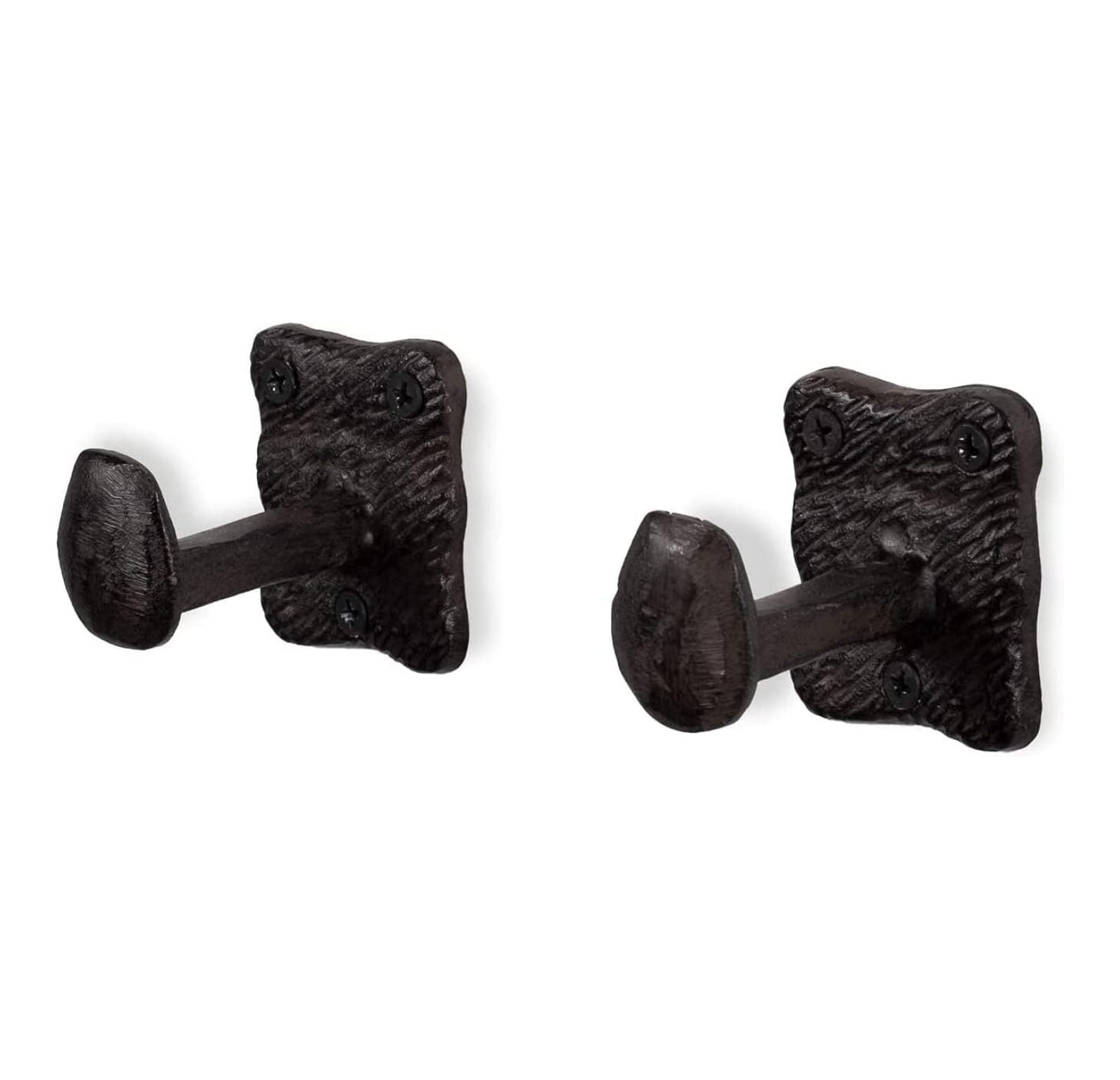 Motris Wall Mount Cast Iron Coat Towel Bag Hat Hanger Multiuse Entryway ...