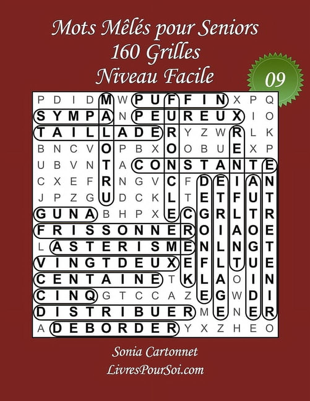 Mots Mêlés Senior - Facile: Mots Mêlés pour Seniors - Grandes Tailles ...
