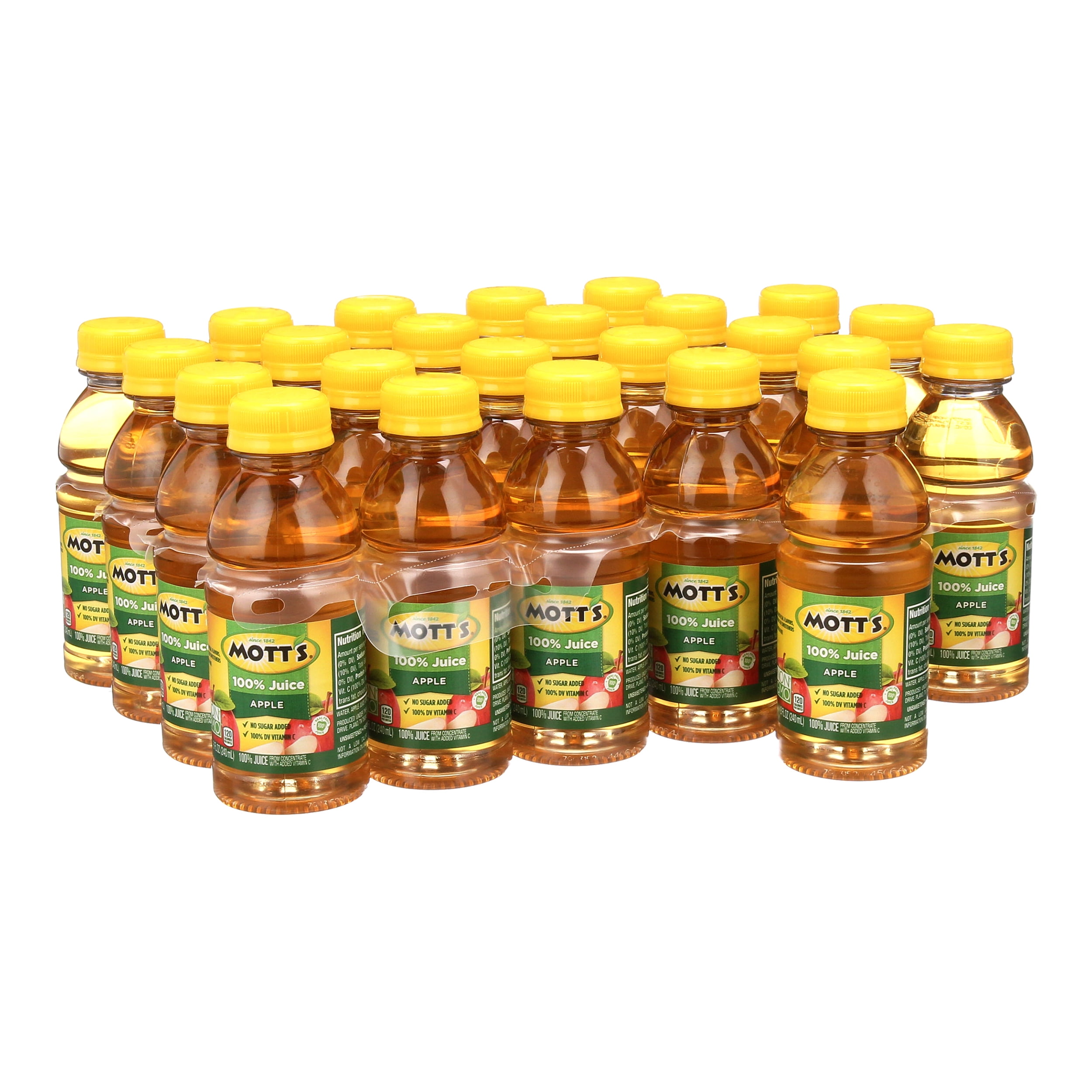 Mott's 100% Original Apple Juice, 8 fl oz, 24 Pack, Box Fruit Shipping ...