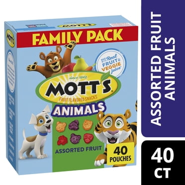 Mott’s Fruit Flavored Snacks, Assorted Fruit, 36 ct, 2.5 oz each ...