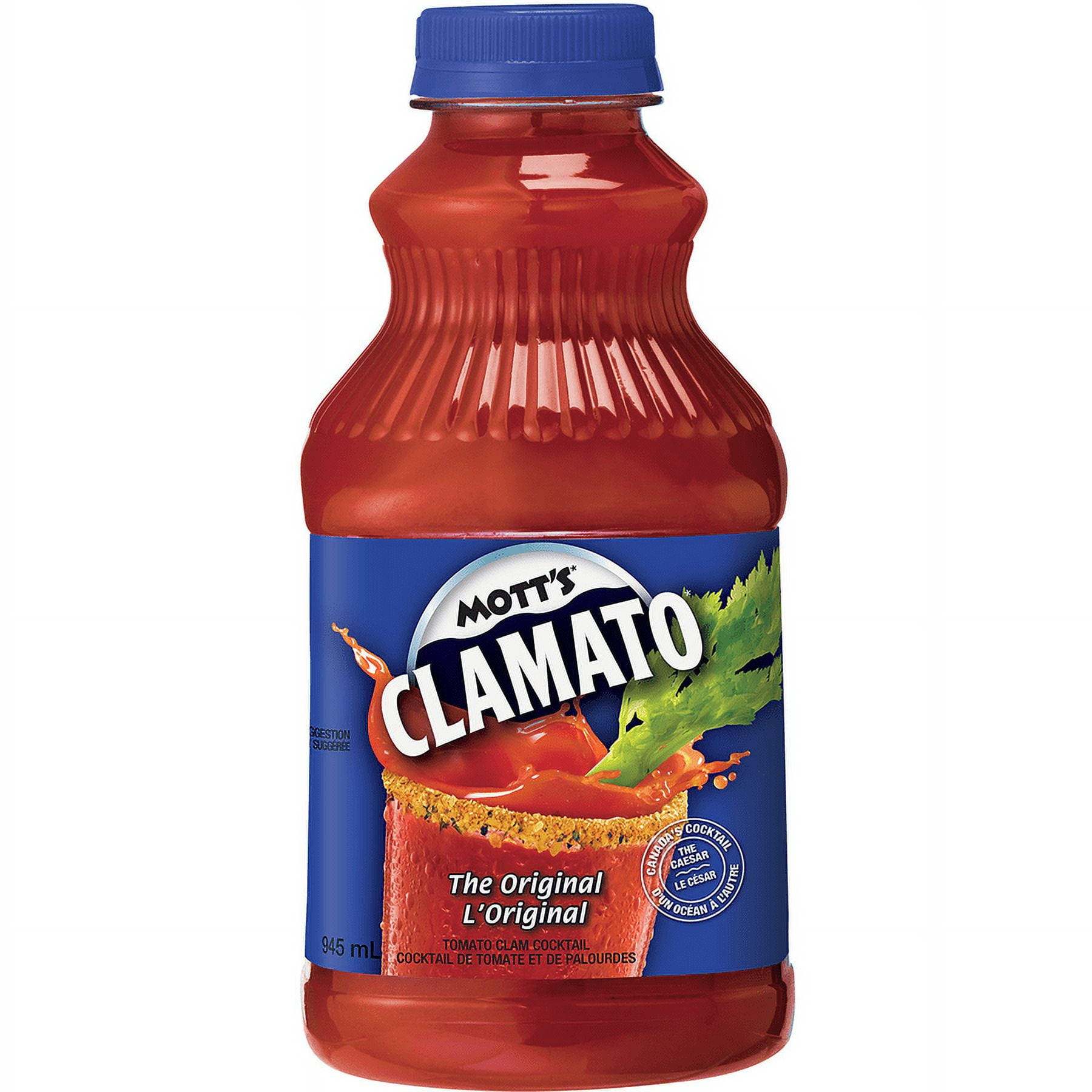 Mott's Clamato Juice, The Original, 945ml/32.0 oz - Walmart.com
