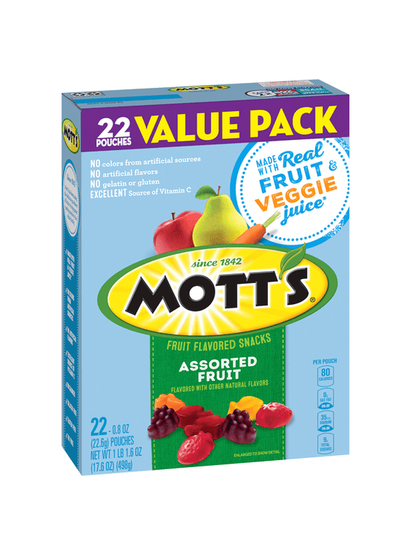 Mott's Fruit Snacks in Shop by Fruit Snacks Brand - Walmart.com