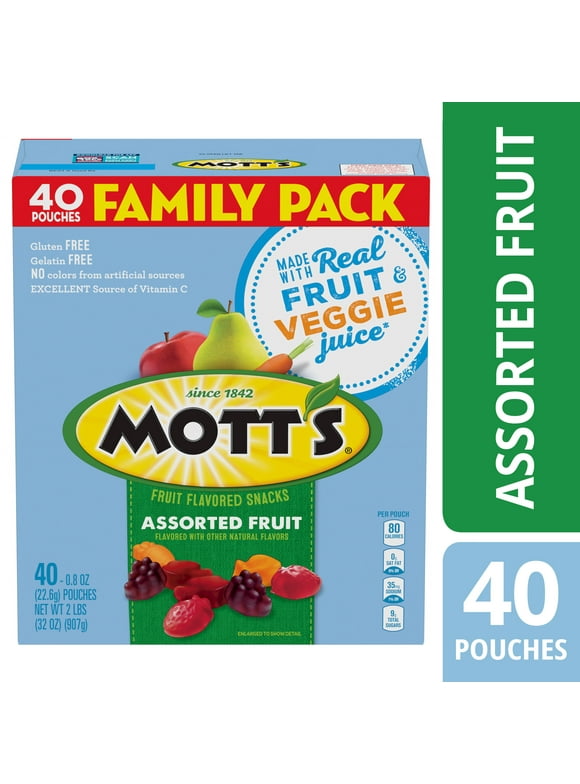 Mott's Fruit Snacks in Shop by Fruit Snacks Brand - Walmart.com