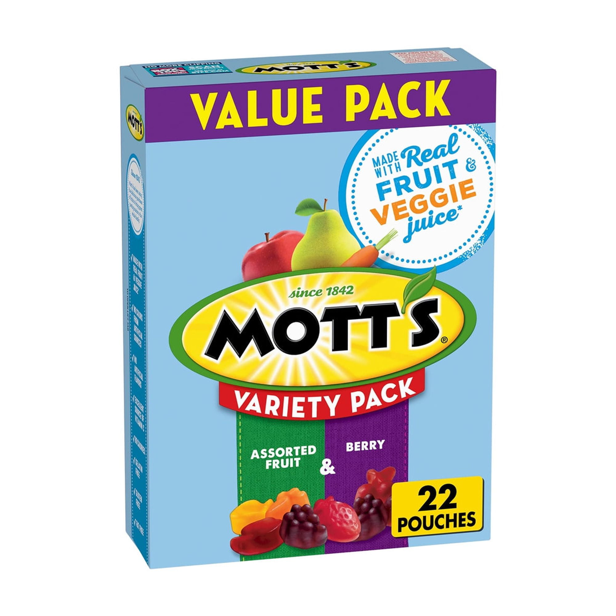 Mott's Fruit Flavored Snacks, Variety Value Pack (Pack of 4) - Walmart.com