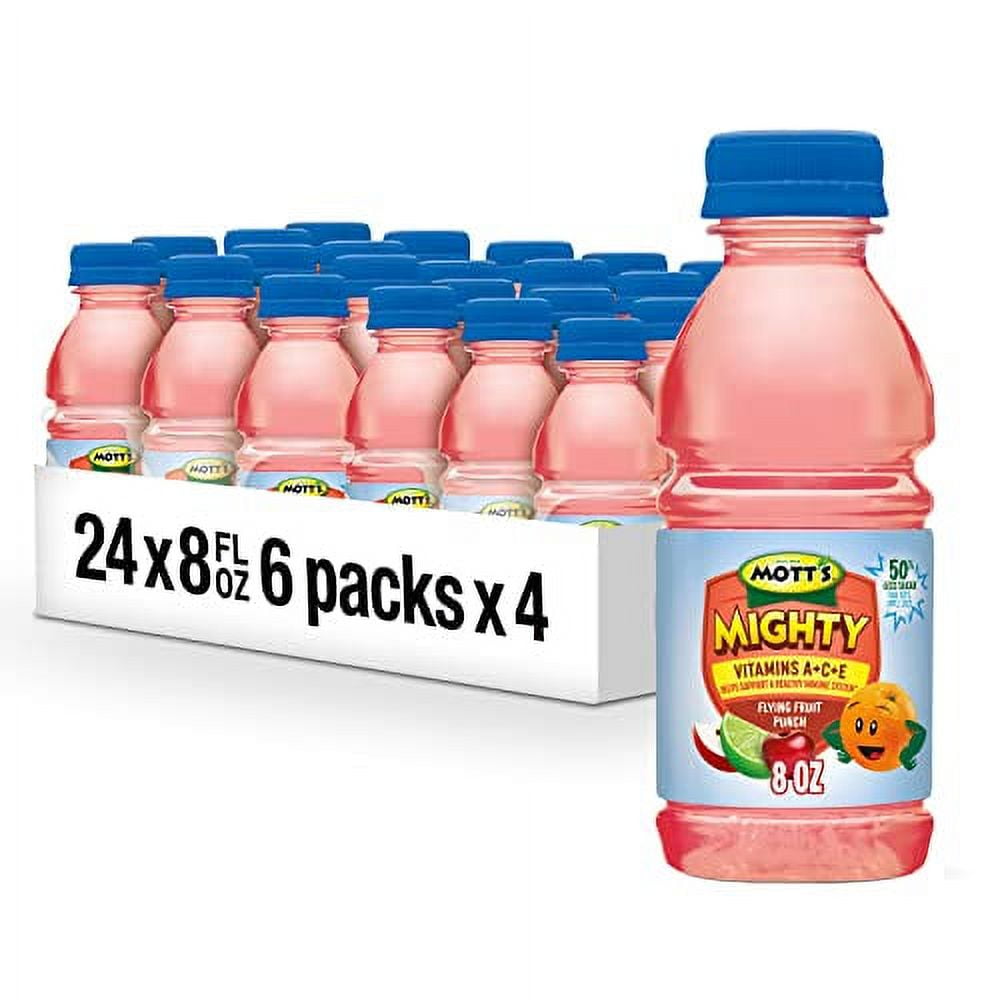 Mott's Mighty Low Sugar Flying Fruit Punch Juice Drink, 8 fl oz bottles ...
