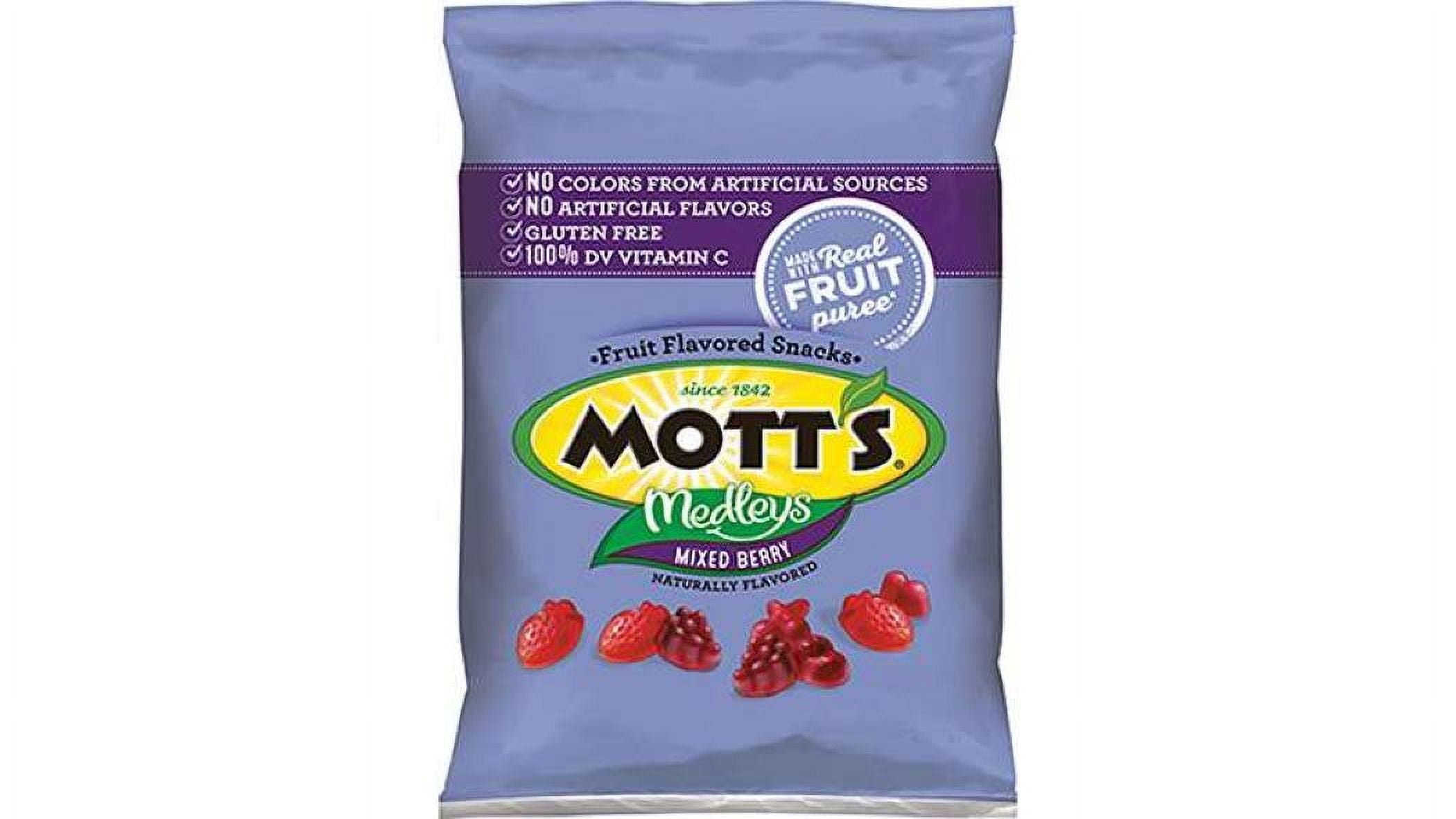 Mott s Mixed Berry Fruit Snacks, 1.6 Ounces, 144 Per Case - Walmart.com