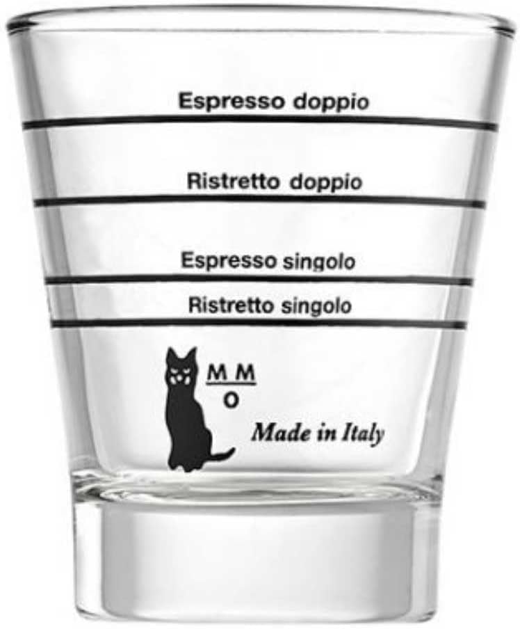 Metallurgica Motta Barista Graduated Espresso Glass Set, 6-Piece ...