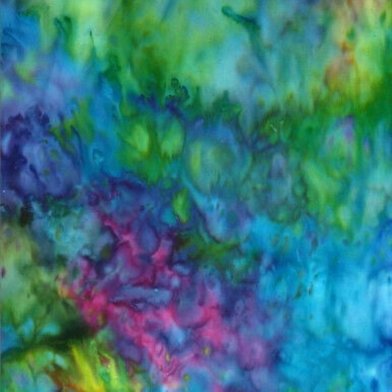 Mottles Rainbow Bali Batik 839-181 Cotton Fabric by Hoffman - Walmart.com