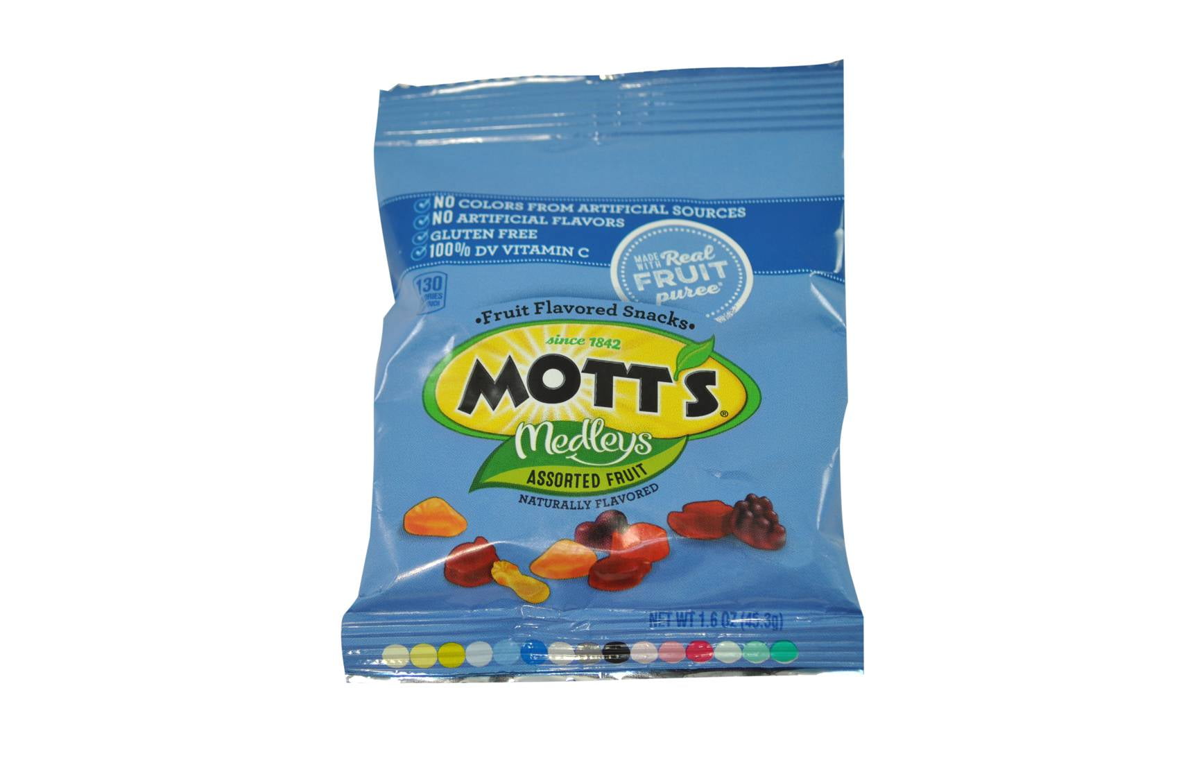 Motts Assorted Fruit Snacks, 1.6 Ounce -- 144 per case. - Walmart.com