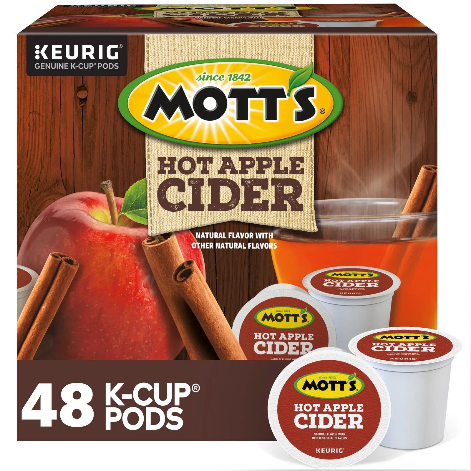 Motts Hot Apple Cider, 48 K-Cup Pod - Walmart.com