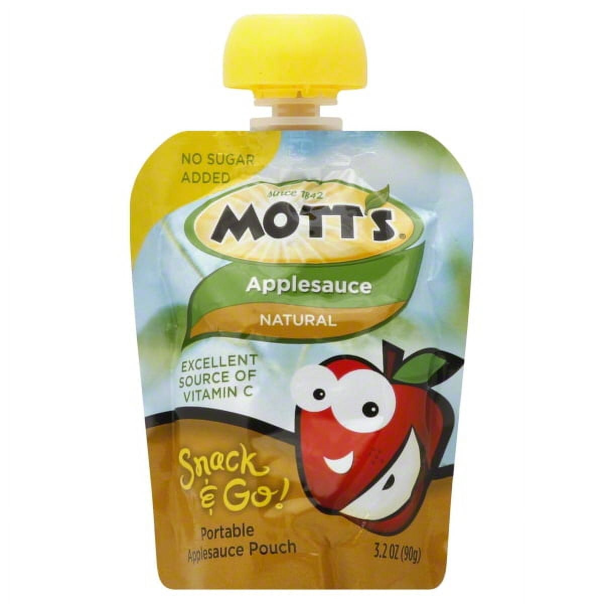 Motts Motts Snack & Go! Applesauce Pouch, 3.2 oz - Walmart.com