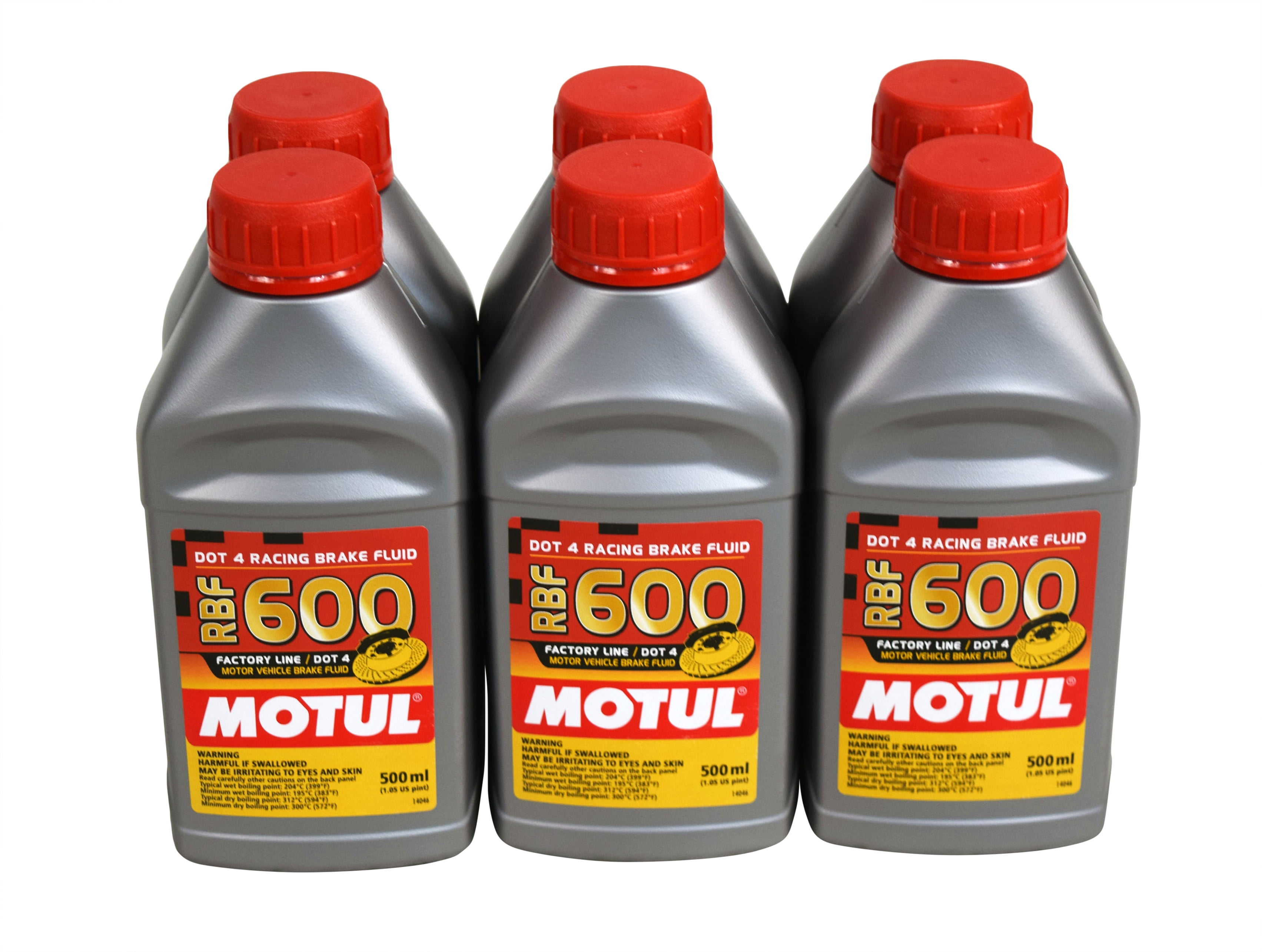 Motul 100949 600 Dot-4 100% Synthetic Racing Brake Fluid Brake Fluid ...
