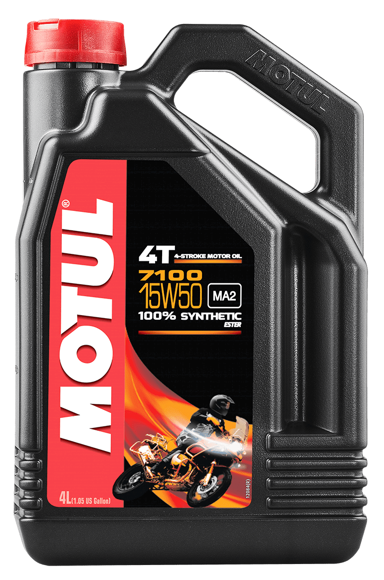 Motul 7100 15W-50 Synthetic Motorcycle Engine Lubricant, API SN, JASO ...