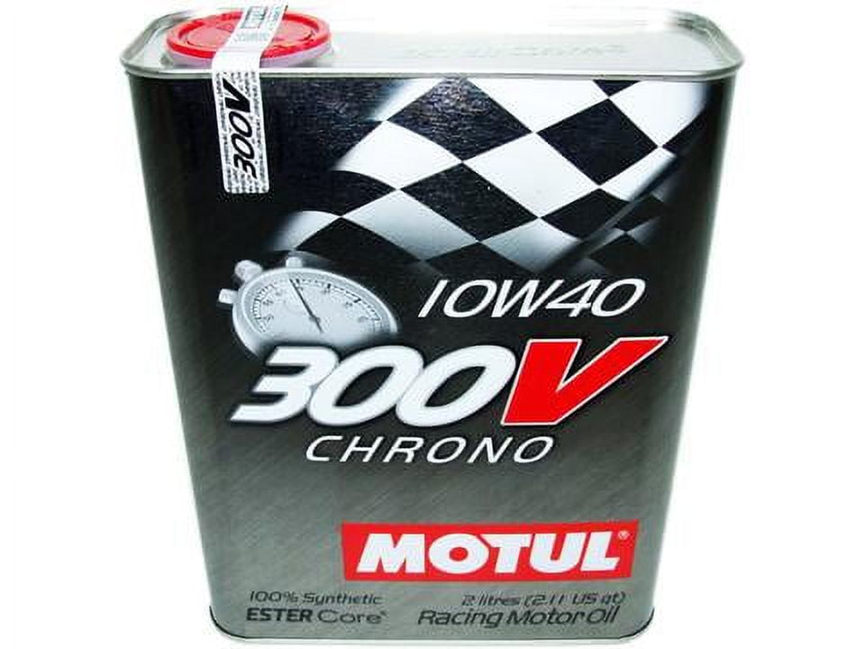 Motul 300V Chrono Racing Motor Oil 10W40 - 2 Liter - Walmart.com